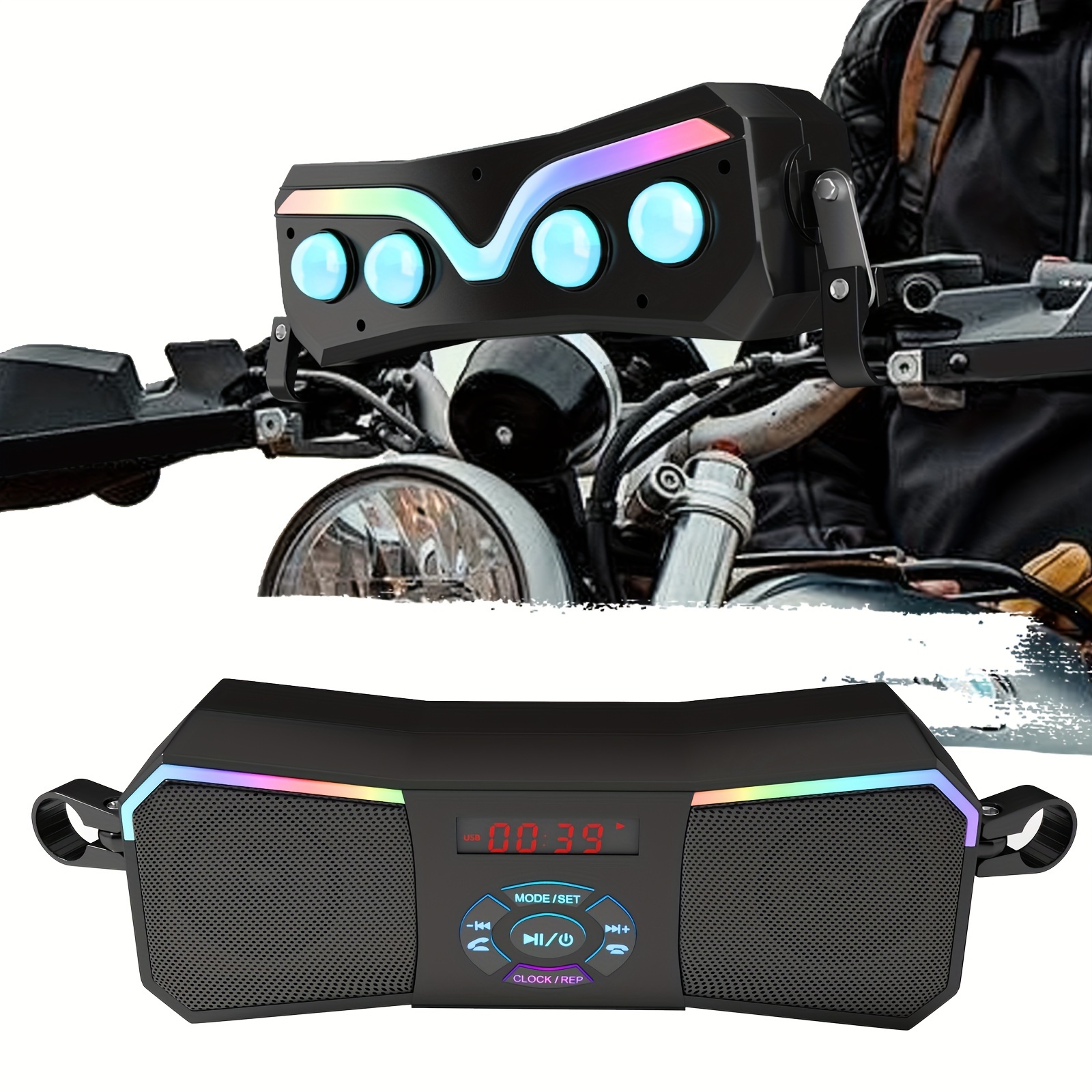 motorcycle parts and accessories sold on Temu United States