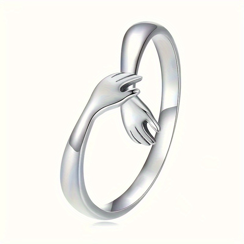 Simple Hand Grip Wrist Design Ring Women Men Daily Vacation - Temu ...