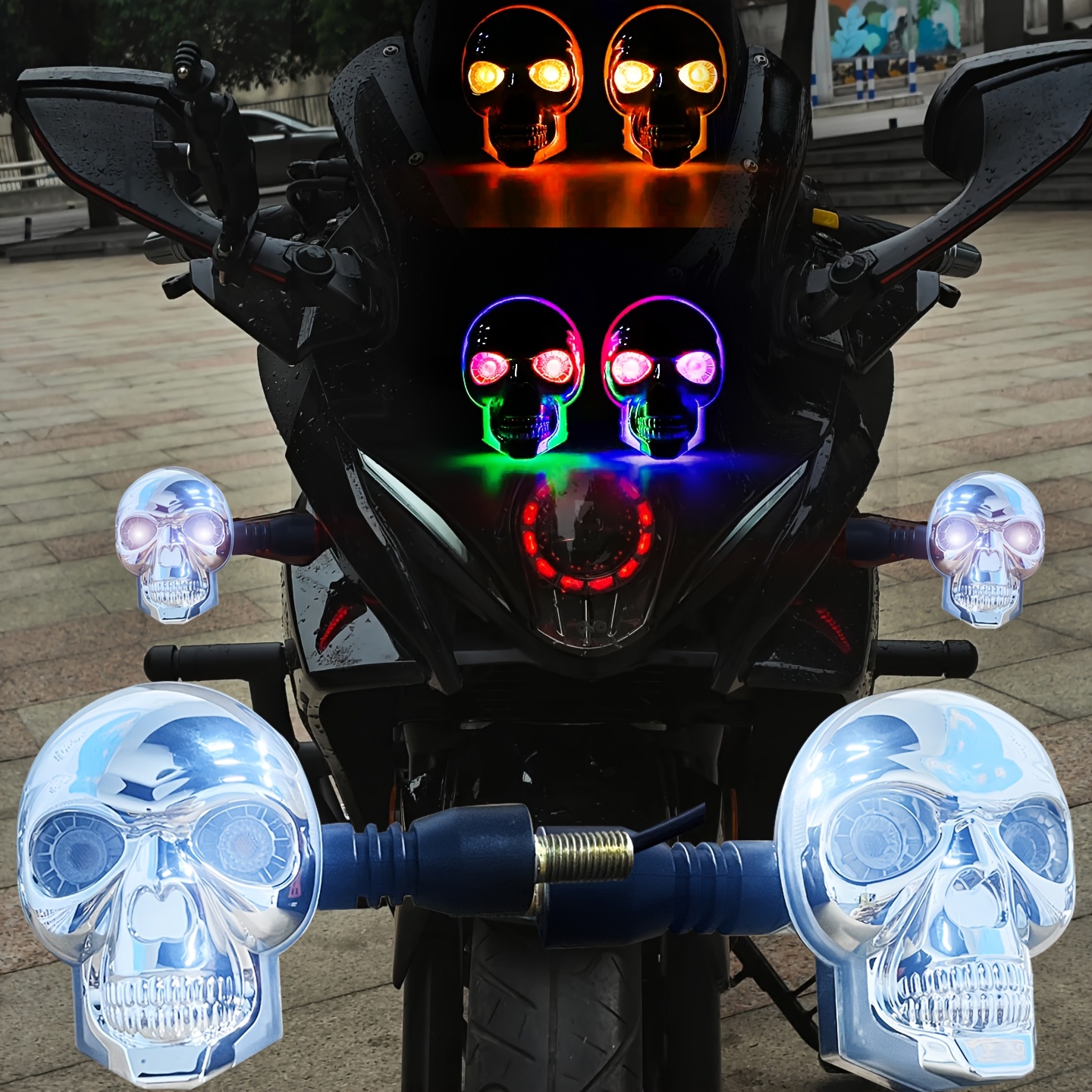 motorcycle indicators sold on Temu United States