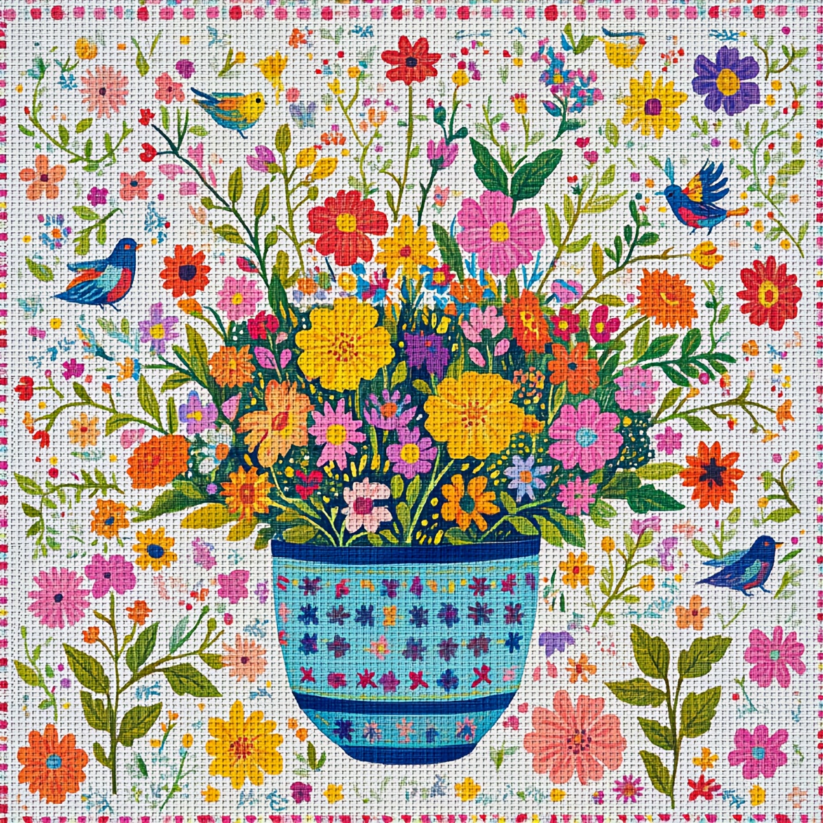 cross stitching kits sold on Temu United States
