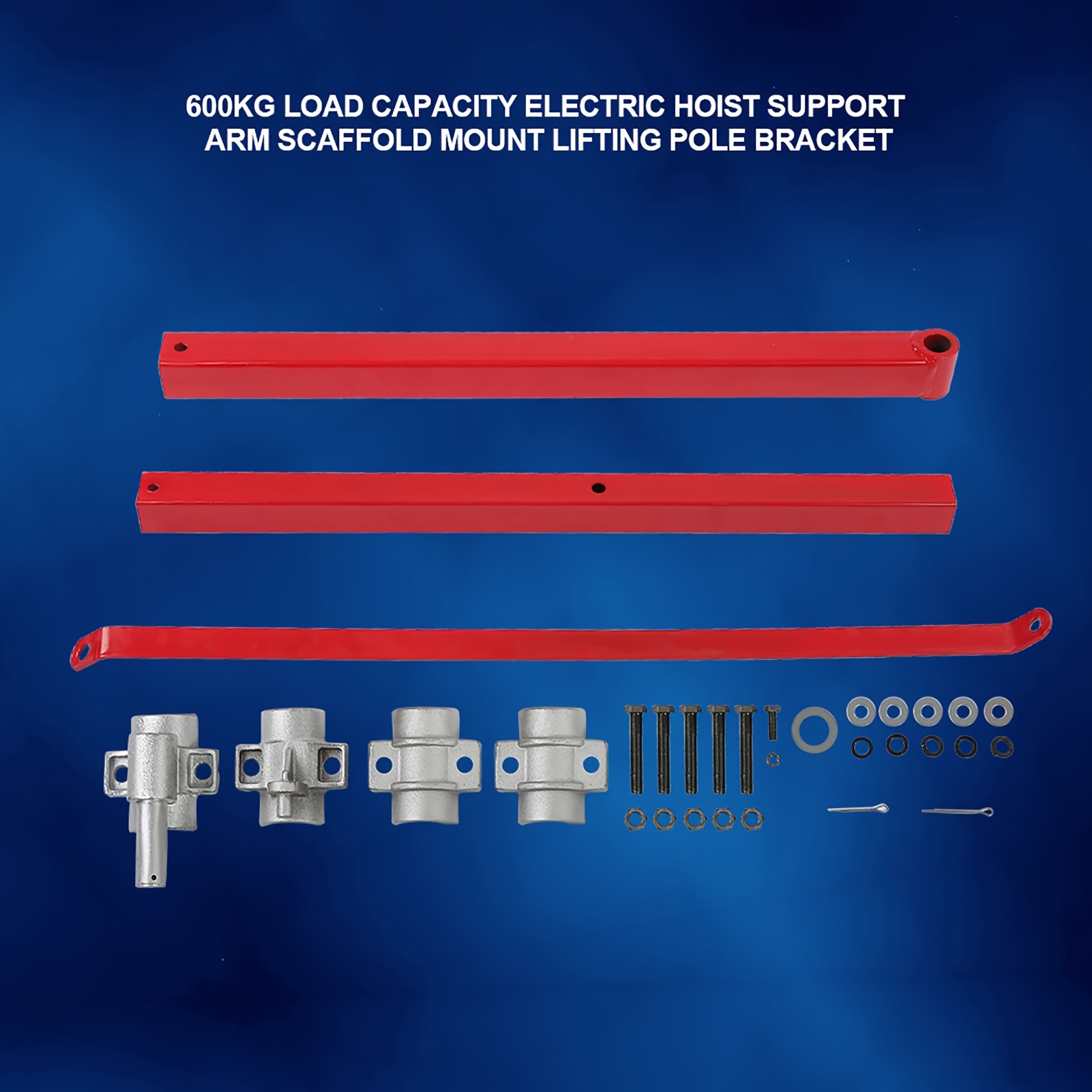 600kg Load Capacity Electric Hoist Support Arm Mount Lifting Pole ...