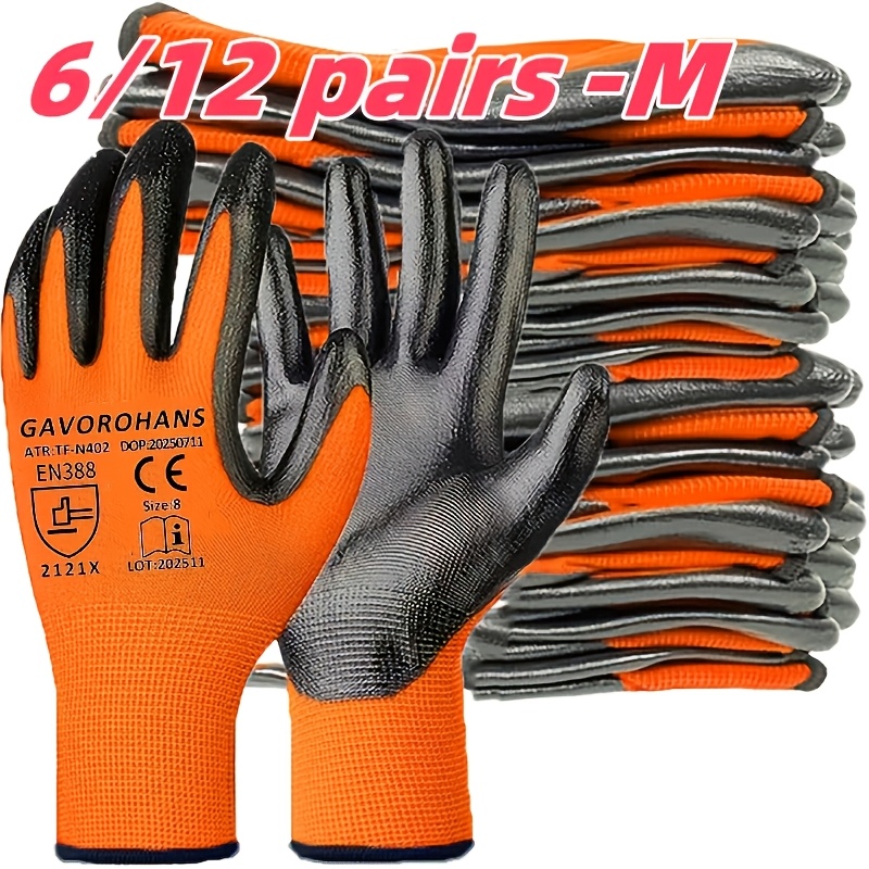 work gloves sold on Temu United States