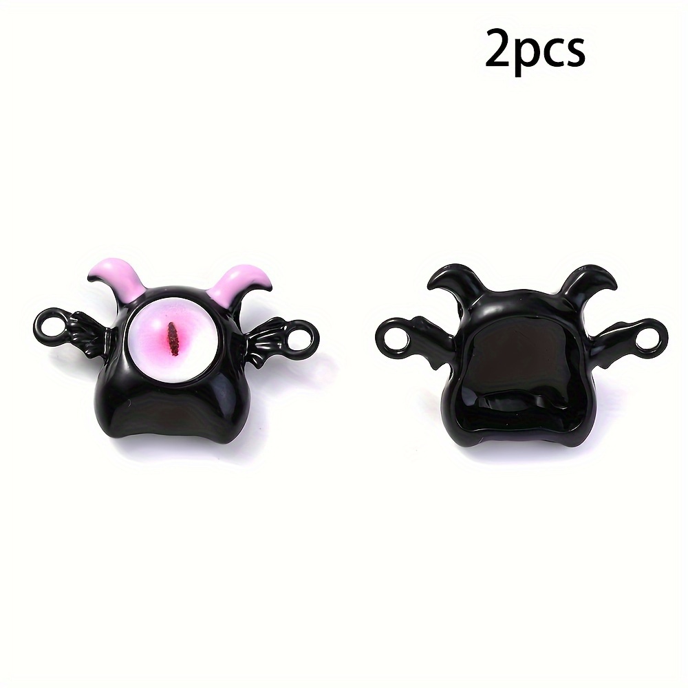 Cartoon Devil Cat Head Charms Jewelry Making Diy Bracelet - Temu United Kingdom