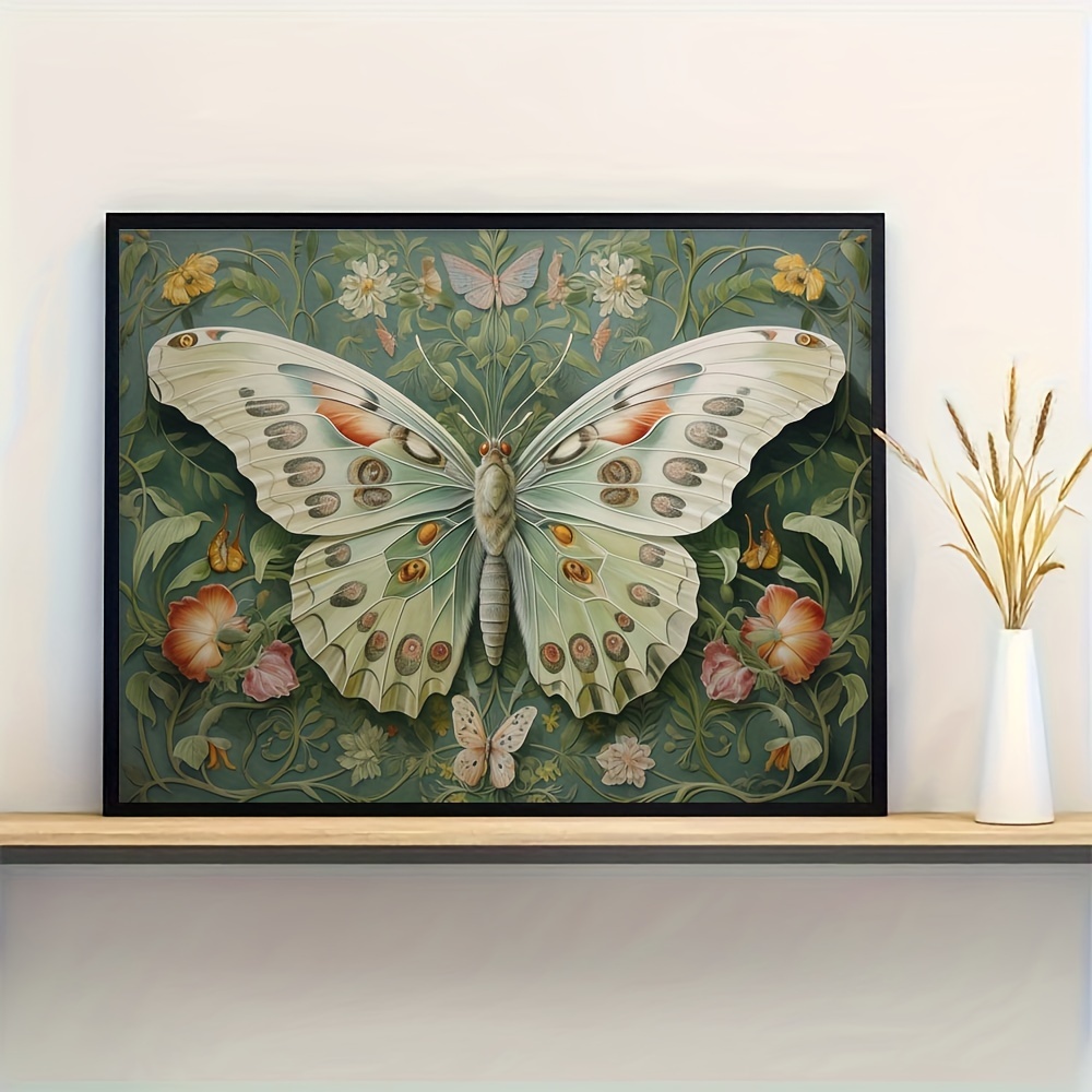 Inspired Butterfly Art Print Poster Rustic Farmhouse - Temu
