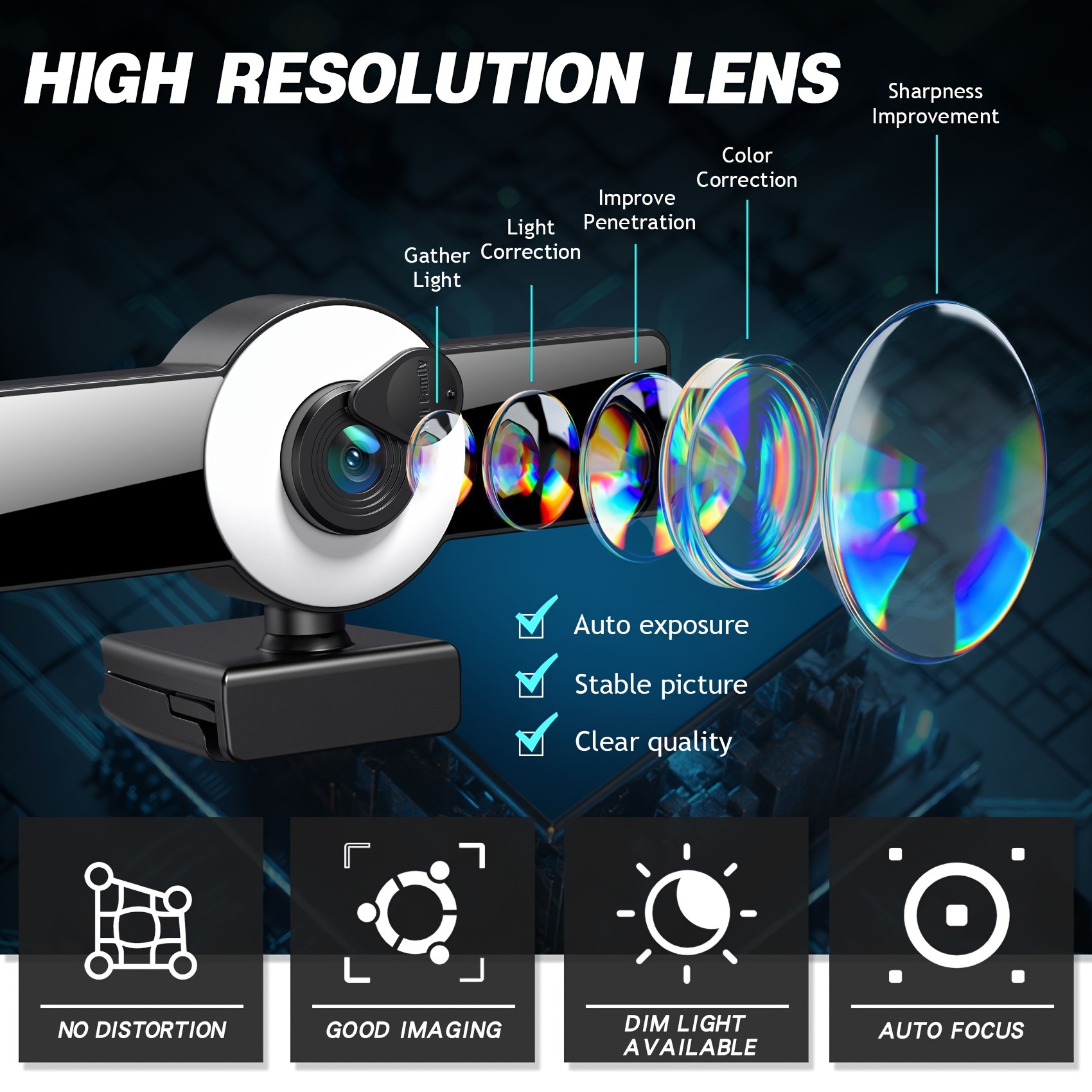 web camera sold on Temu United States