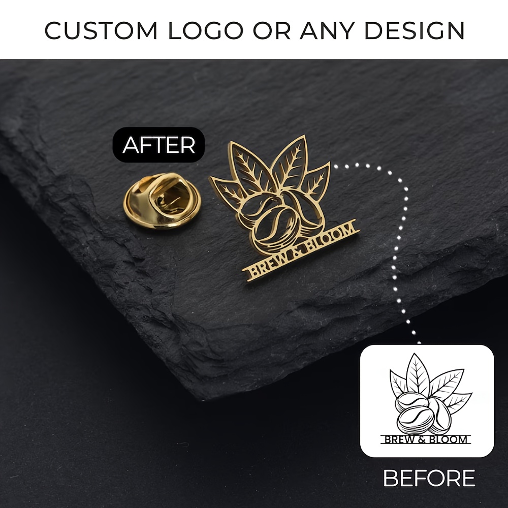custom enamel pin sold on Temu United States