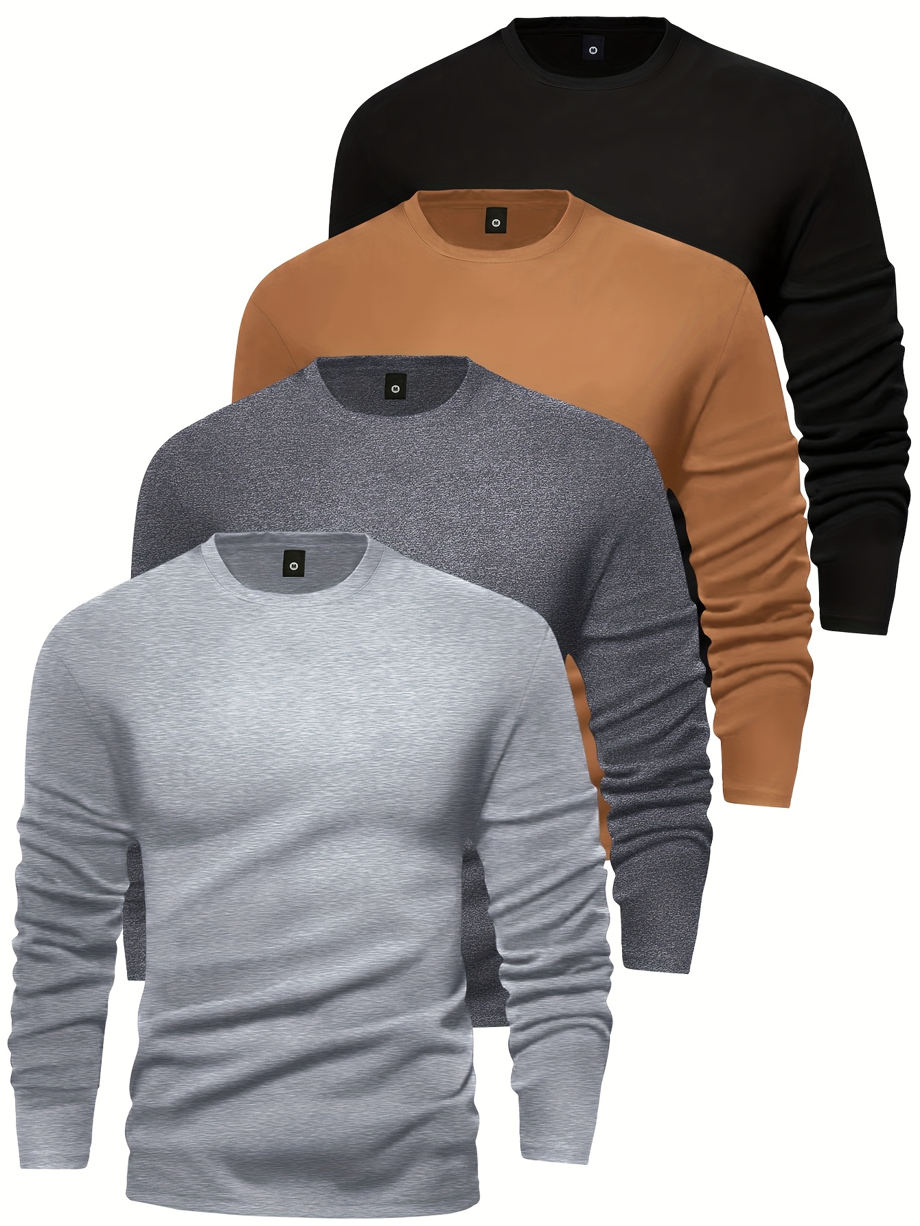 mens long sleeve shirts sold on Temu United States