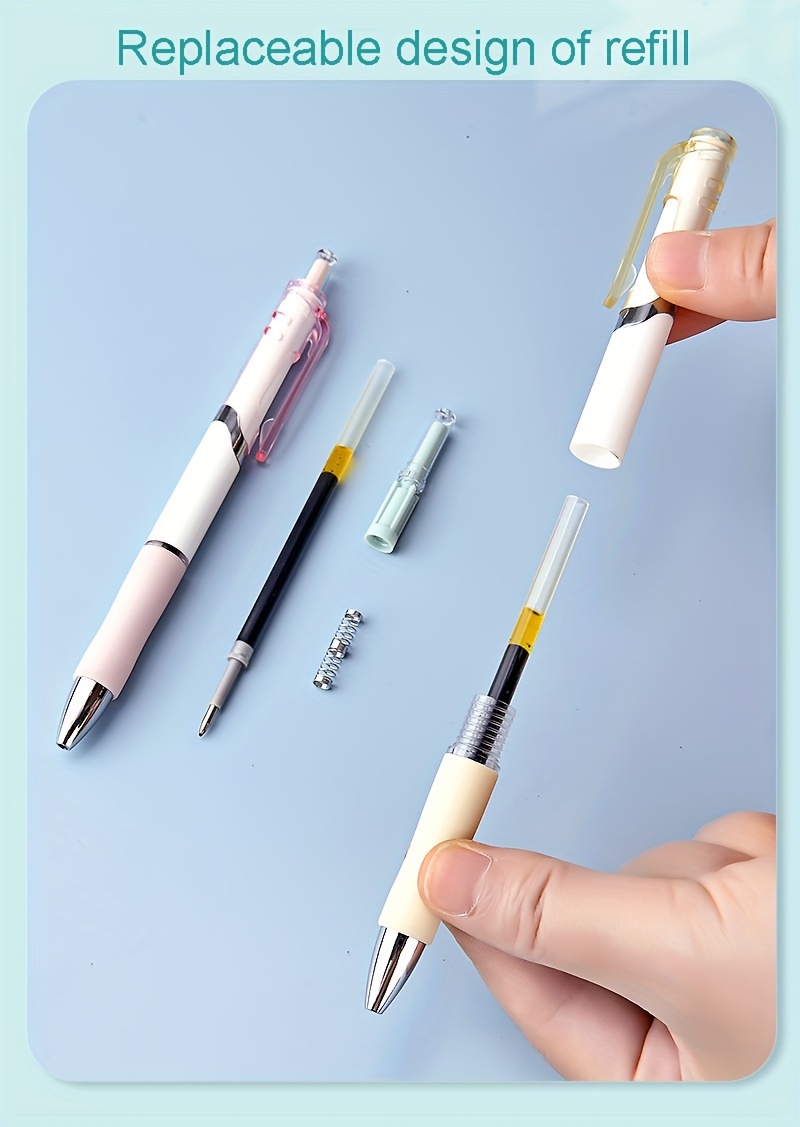 Fine Point Gel Ink Rollerball Pens Smooth Writing Liquid Ink - Temu