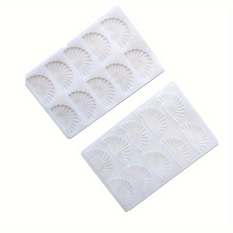 Silikonski kalup u obliku lepeze sa 10 šupljina za "uradi - Temu