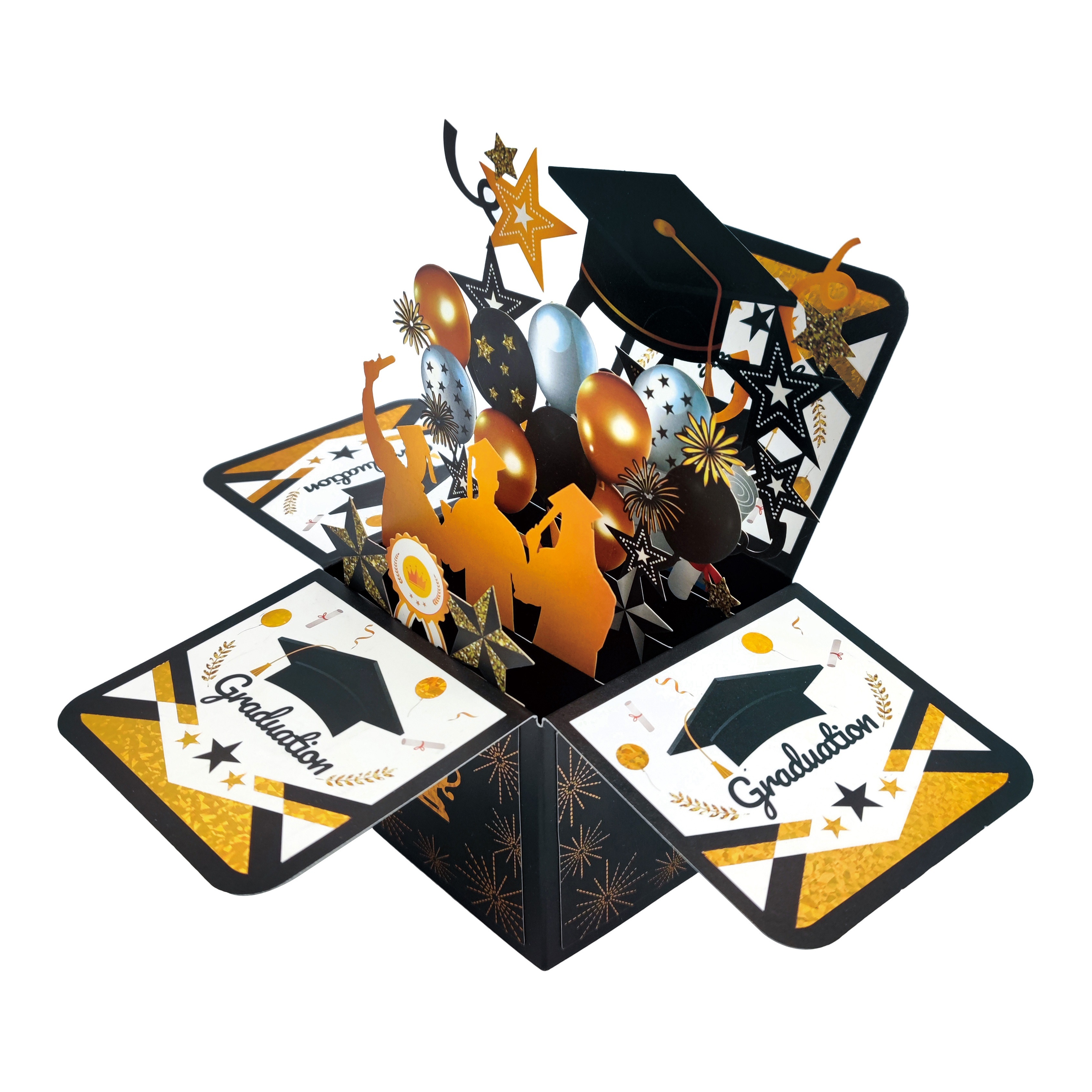 2024graduation 3d Handmade Graduation Greeting Card - Temu United