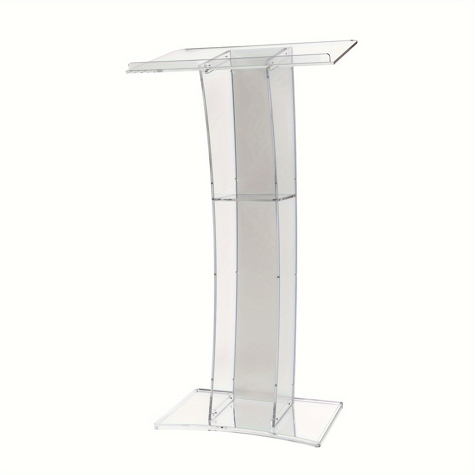 Slanted Podium Lectern Conference Pulpit Acrylic Podium - Temu