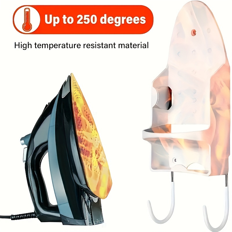 Wall Steam Electric Iron Plastic Storage Rack Wall mounted - Temu Australia