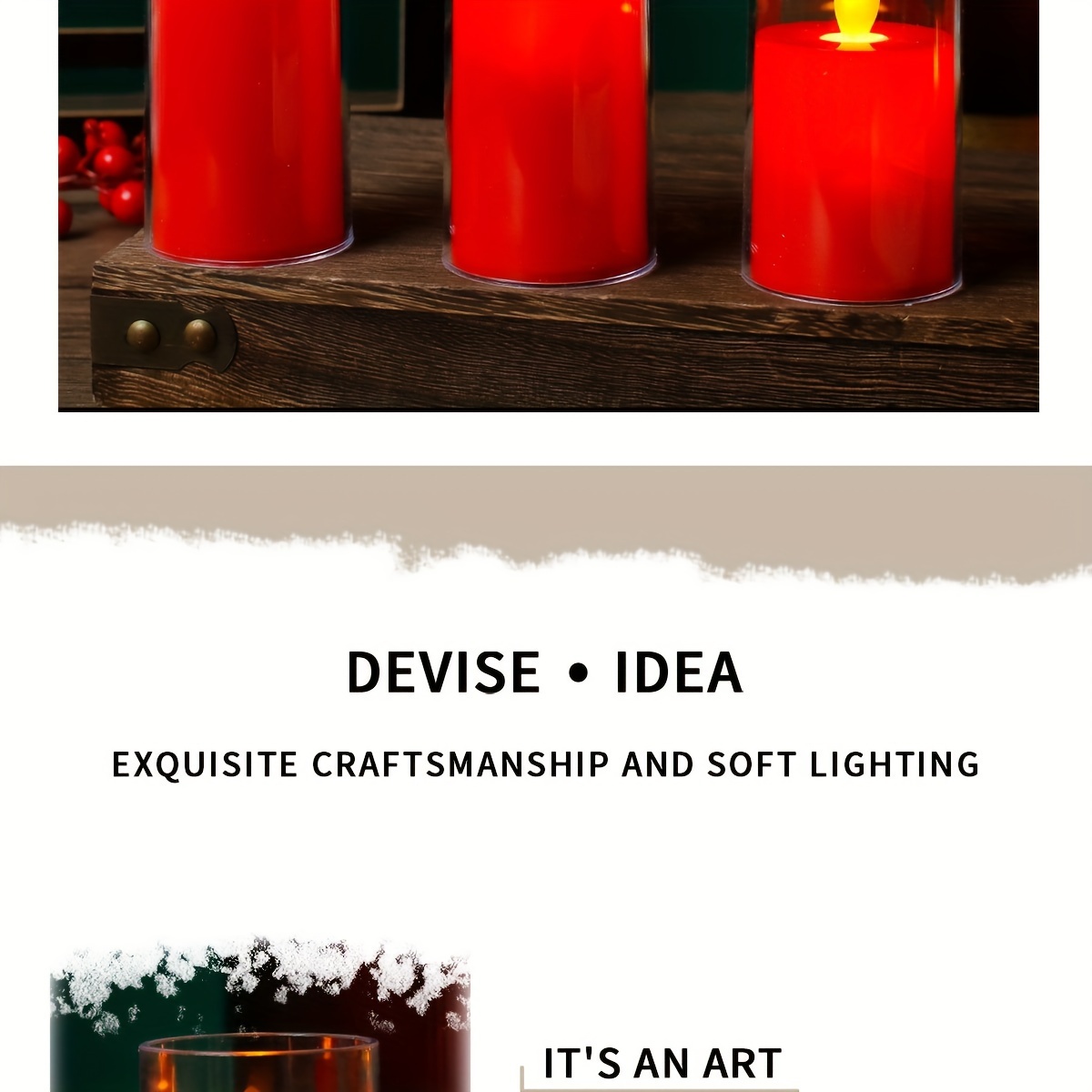 Led Red Electronic Candle Light Made Plastic A Flat Bullet - Temu Ireland