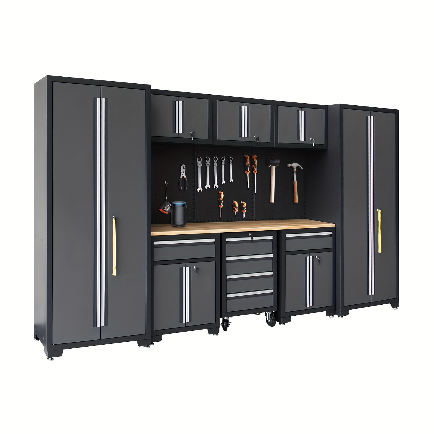 garage storage cabinet sold on Temu United States