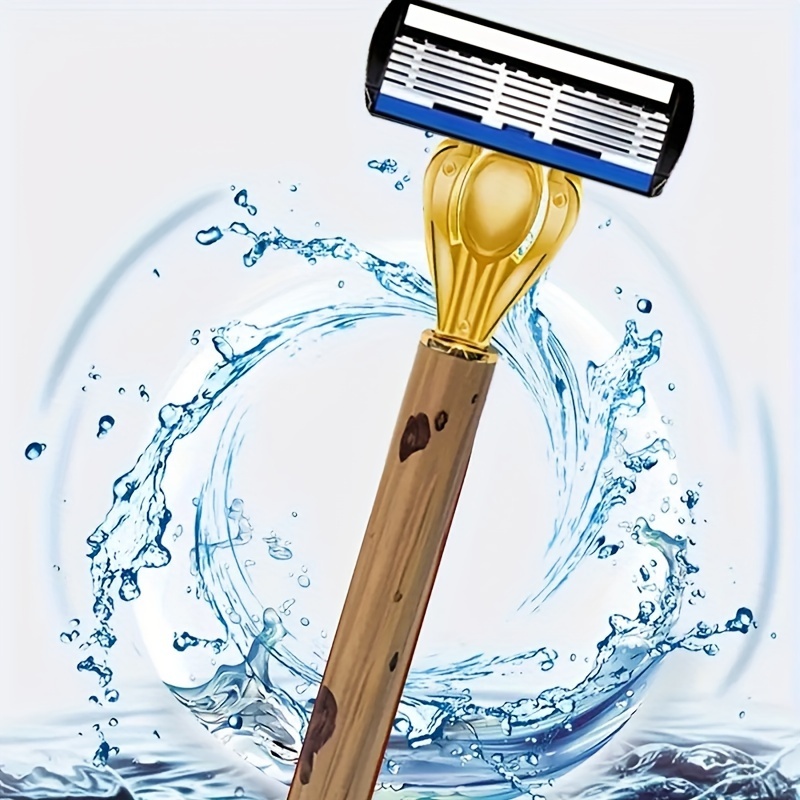 6-layer Blade Safety Razors For Men - Beard And Mustache Shaving Kit ...