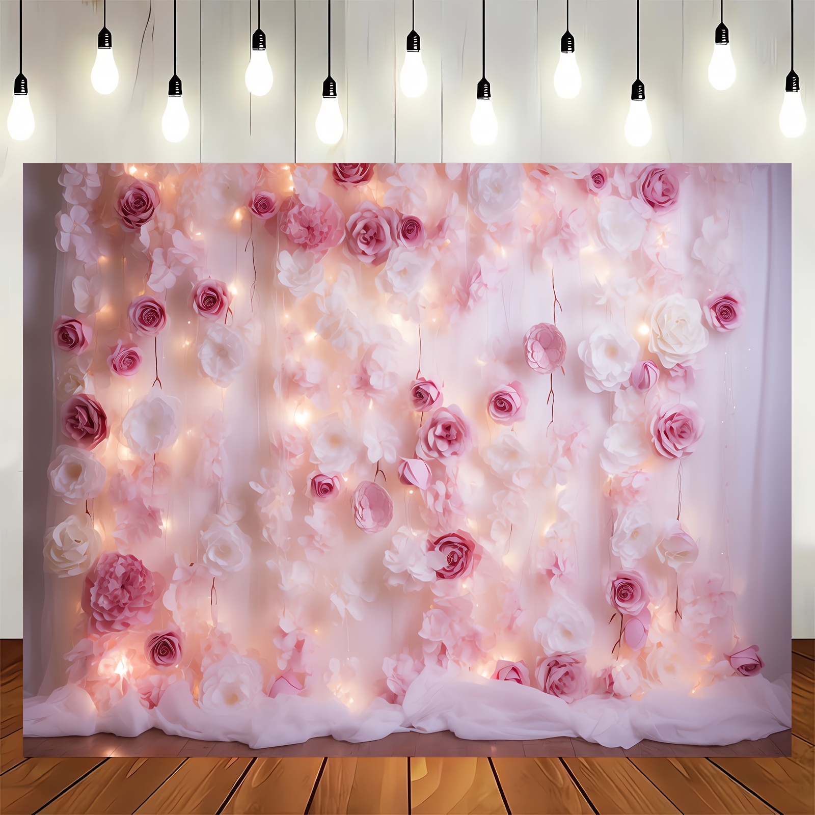 Rose Wall Background Flowers Backdrops Spring - Temu Philippines