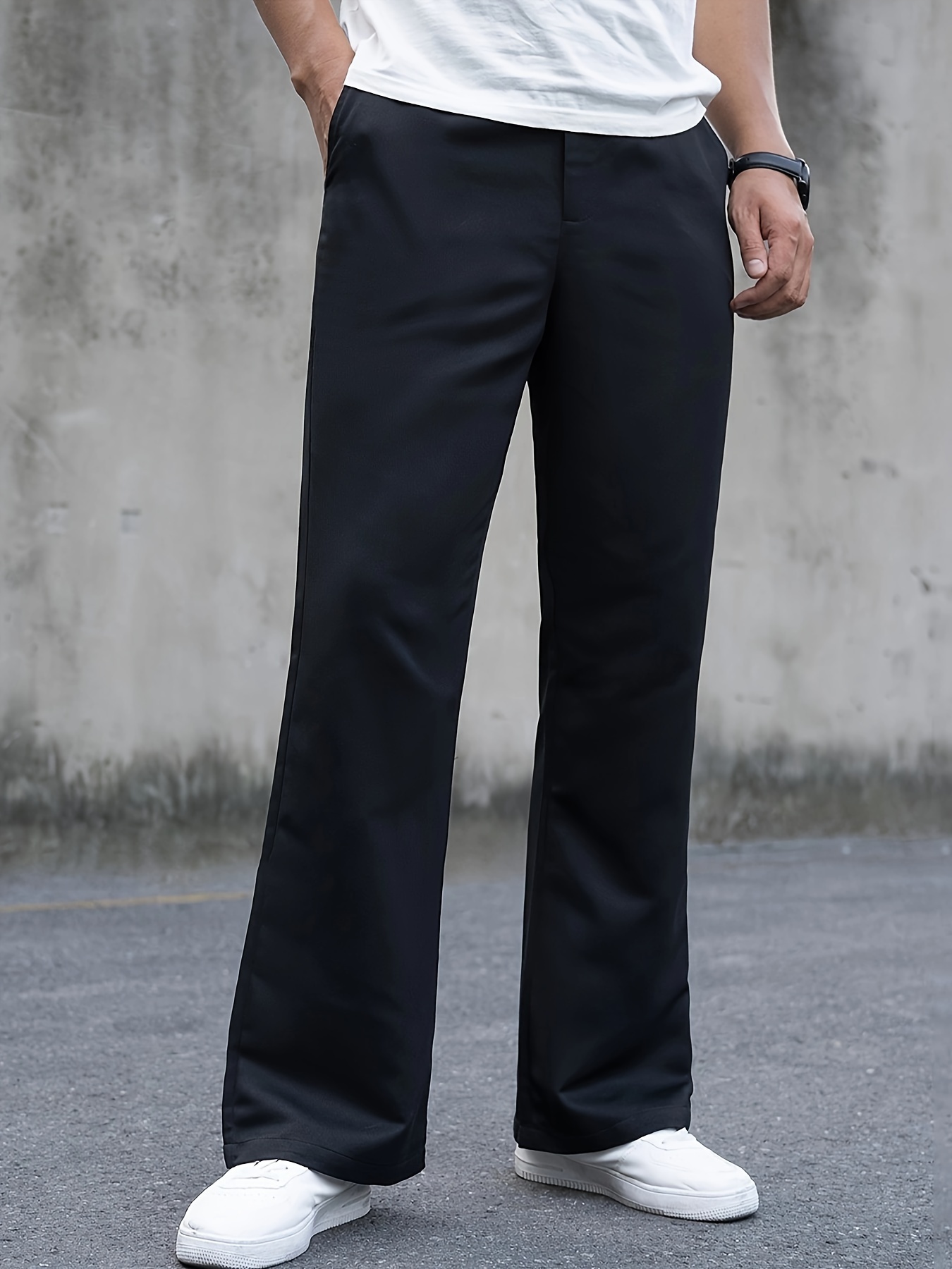 for men bell bottom wide leg pants Dovford Classic 60s 70s Disco Bell ...