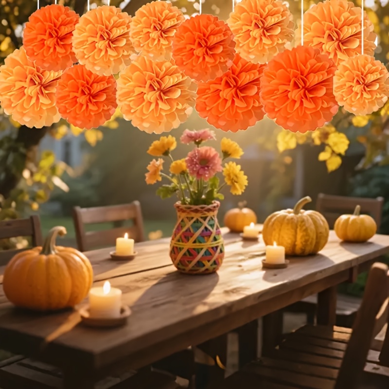 party decorations orange sold on Temu United States
