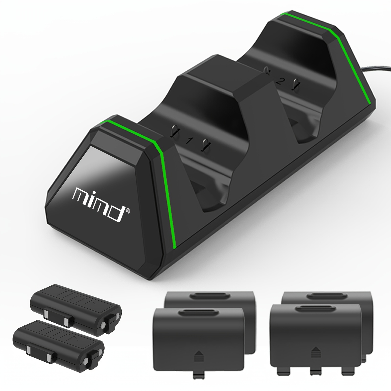 TEMU With 2 X 800mah Rechargeable Battery Pack To Support Controller ...