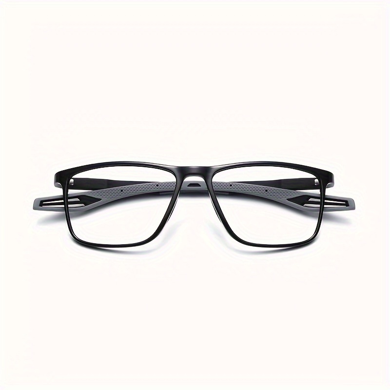 classic square frame sports glasses for men women students casual ...