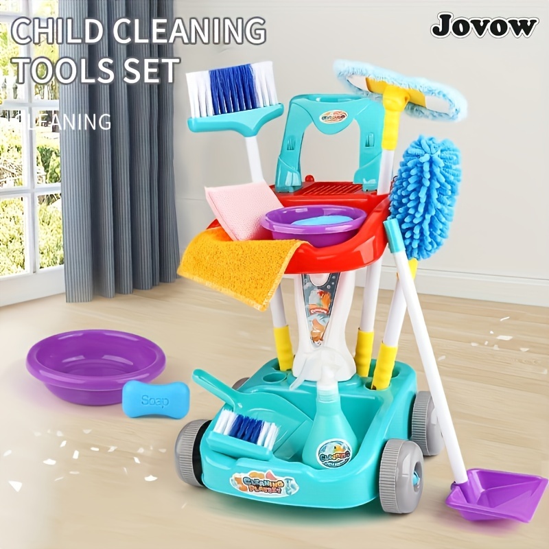 Sweeping Toys Broom And Dustpan Combination Set Simulation Of Home Cleaning Floor Sweeping Toys Perfect Christmas And Birthday Gift