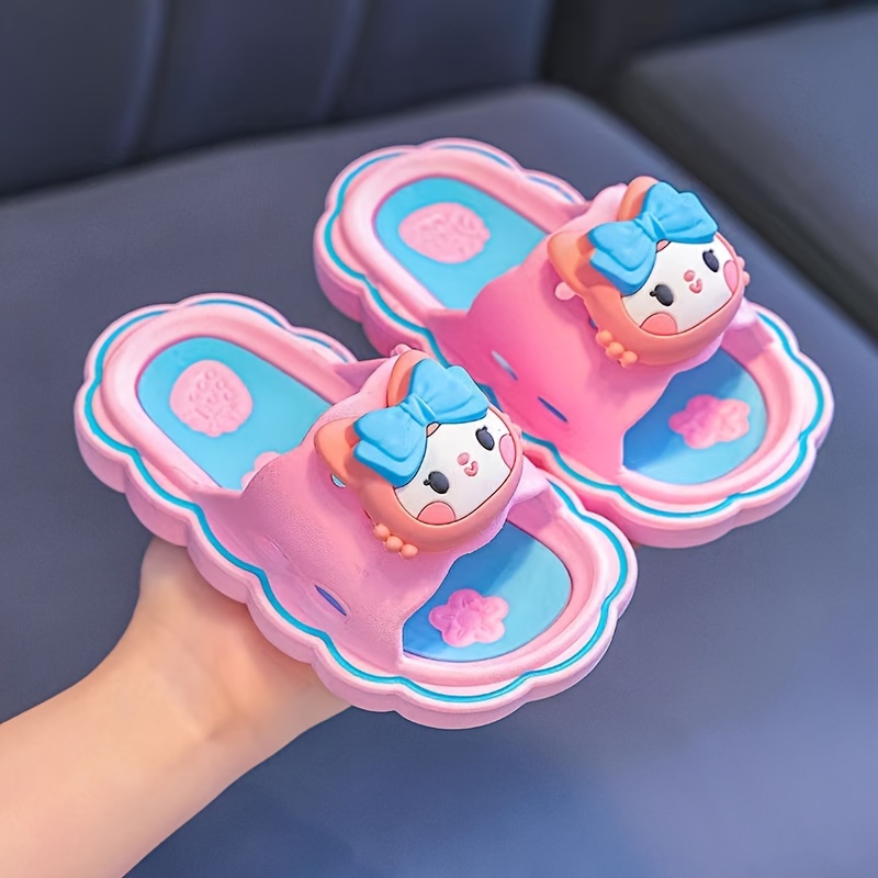 Jiageya Casual Cute Cartoon Open Toe Slippers Girls - Temu South Africa