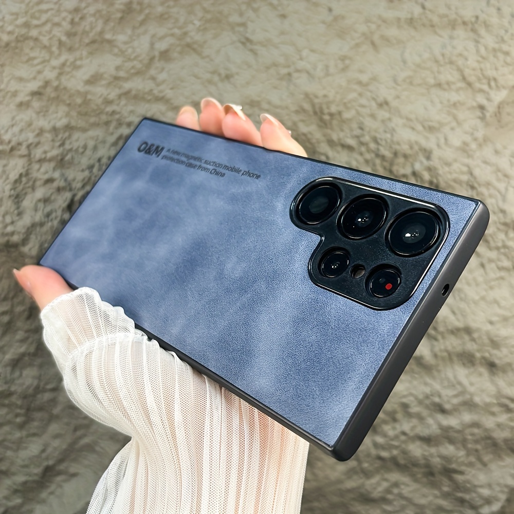 Luxury Artificial Leather Protective Phone Case - Temu United