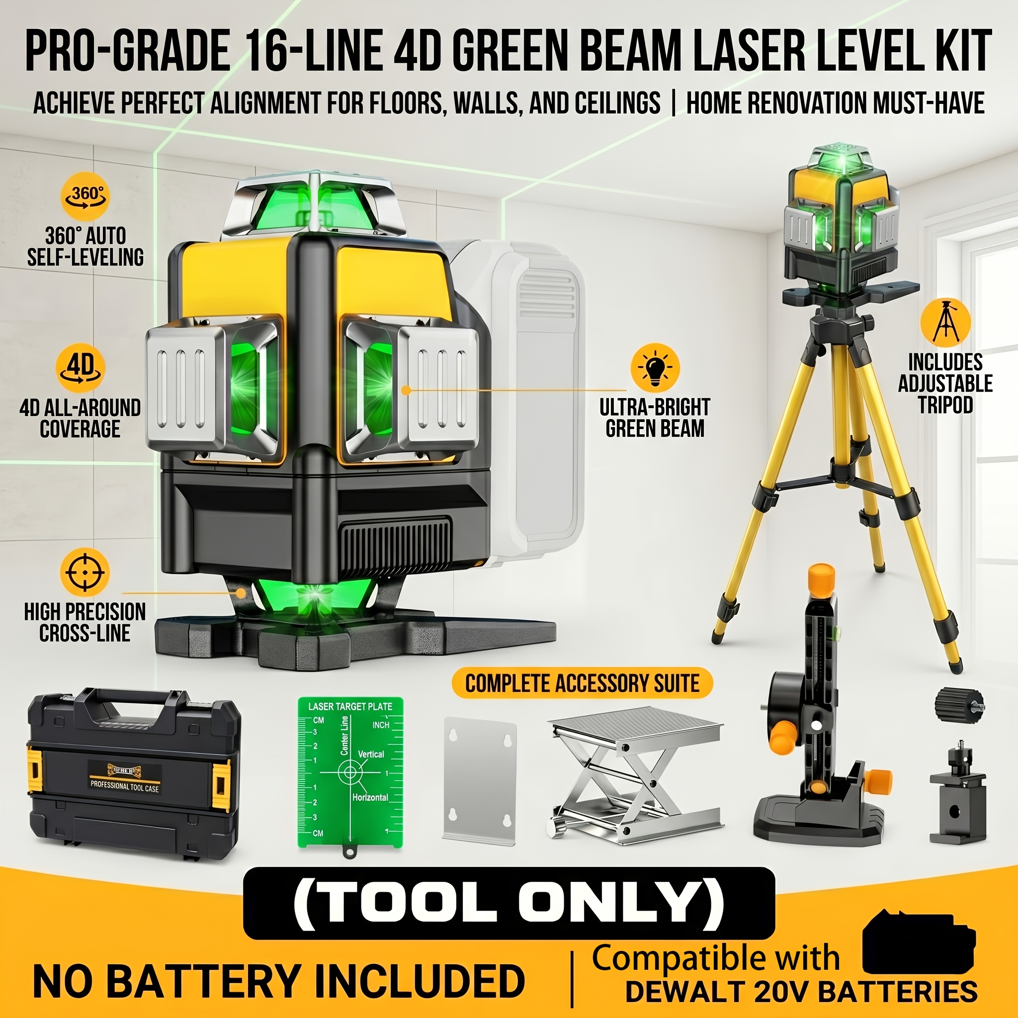 laser levels sold on Temu United States