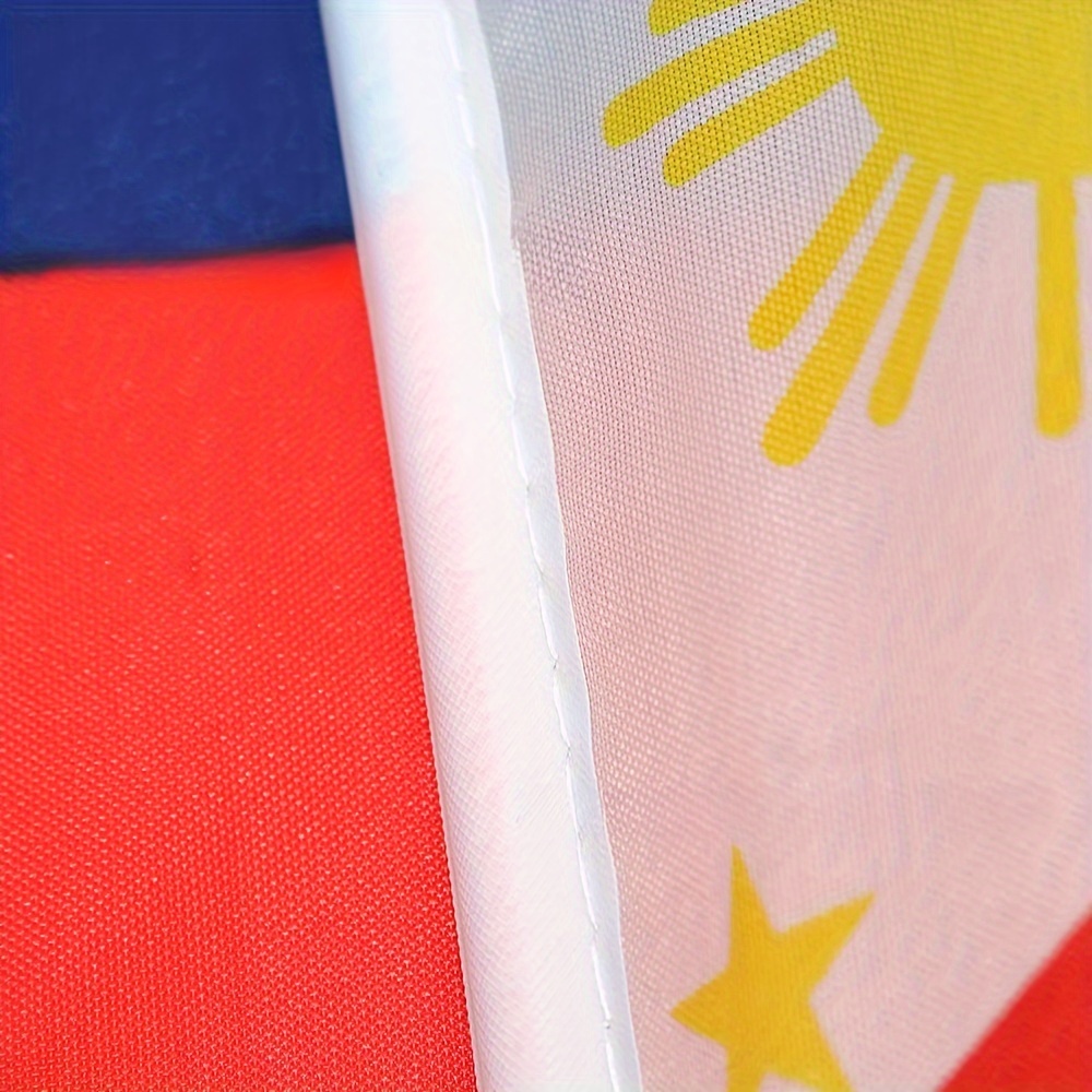 Handheld Philippines National Flags Polyester Material - Temu