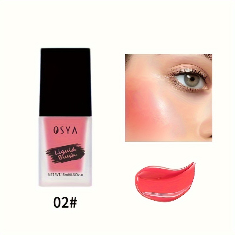 4 Colors Optional, Liquid Blush, Waterproof Blush And Contour Cream For ...