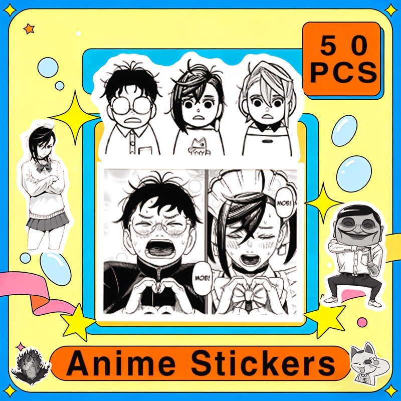 anime stickers sold on Temu United States