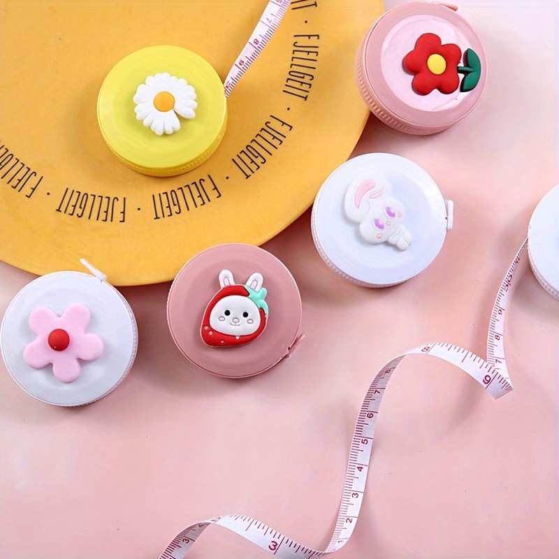 Cute Cartoon Mini Tape Measure Portable Soft Ruler Body - Temu