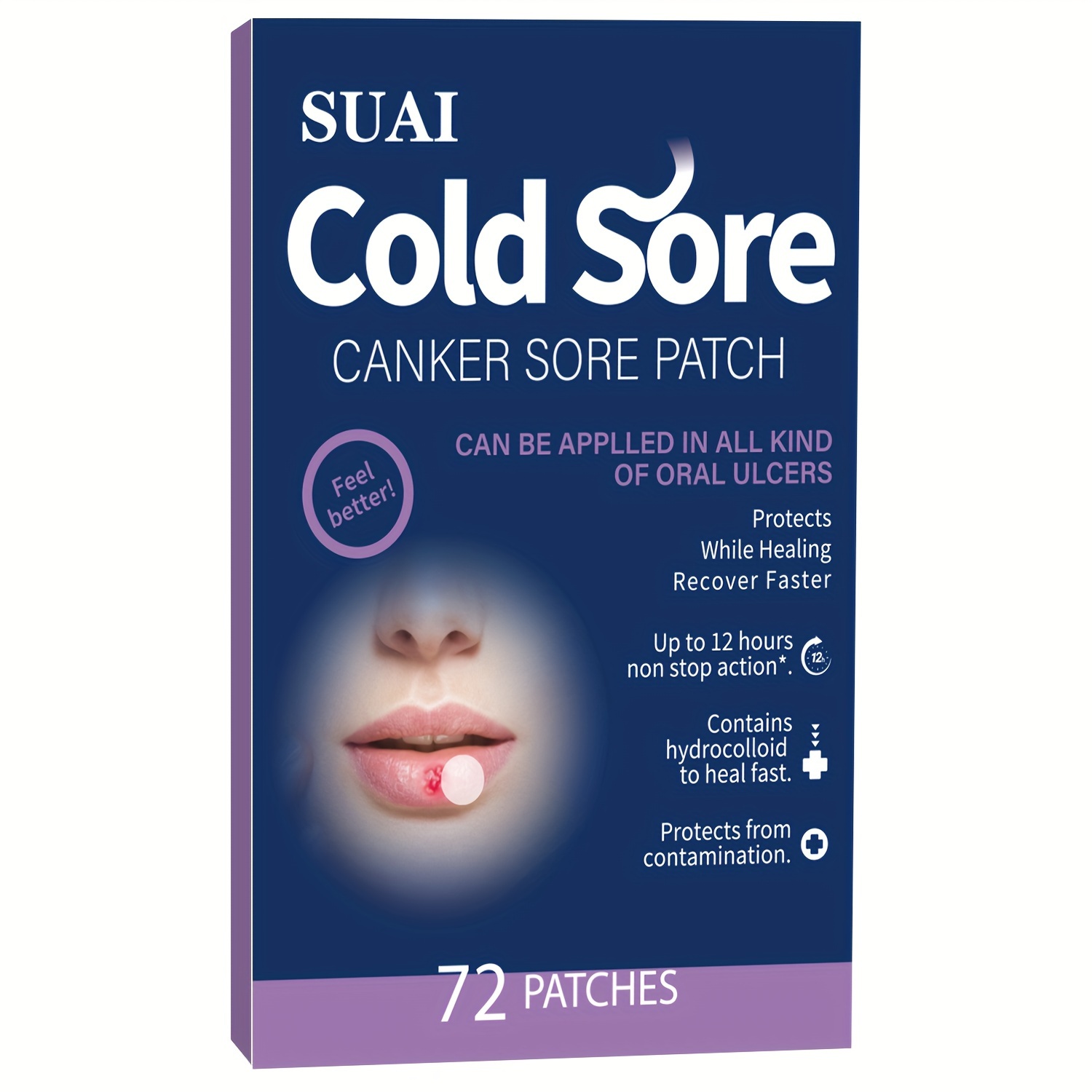 Extra Strength Care Patches Mouth Sore Relief Treatment Cold - Temu