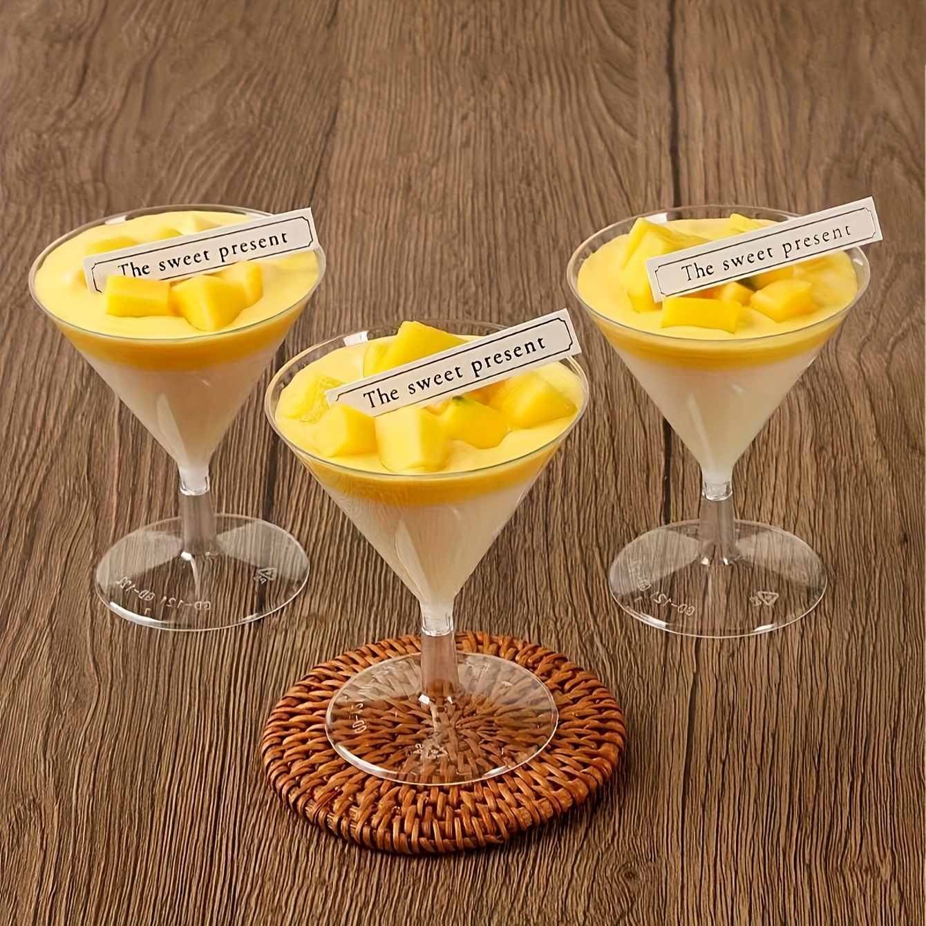 parfait cups plastic sold on Temu United States