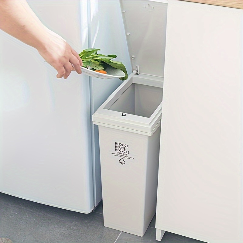 1pc Waste Sorting Trash Can, Household With Lid Living Room Kitchen ...