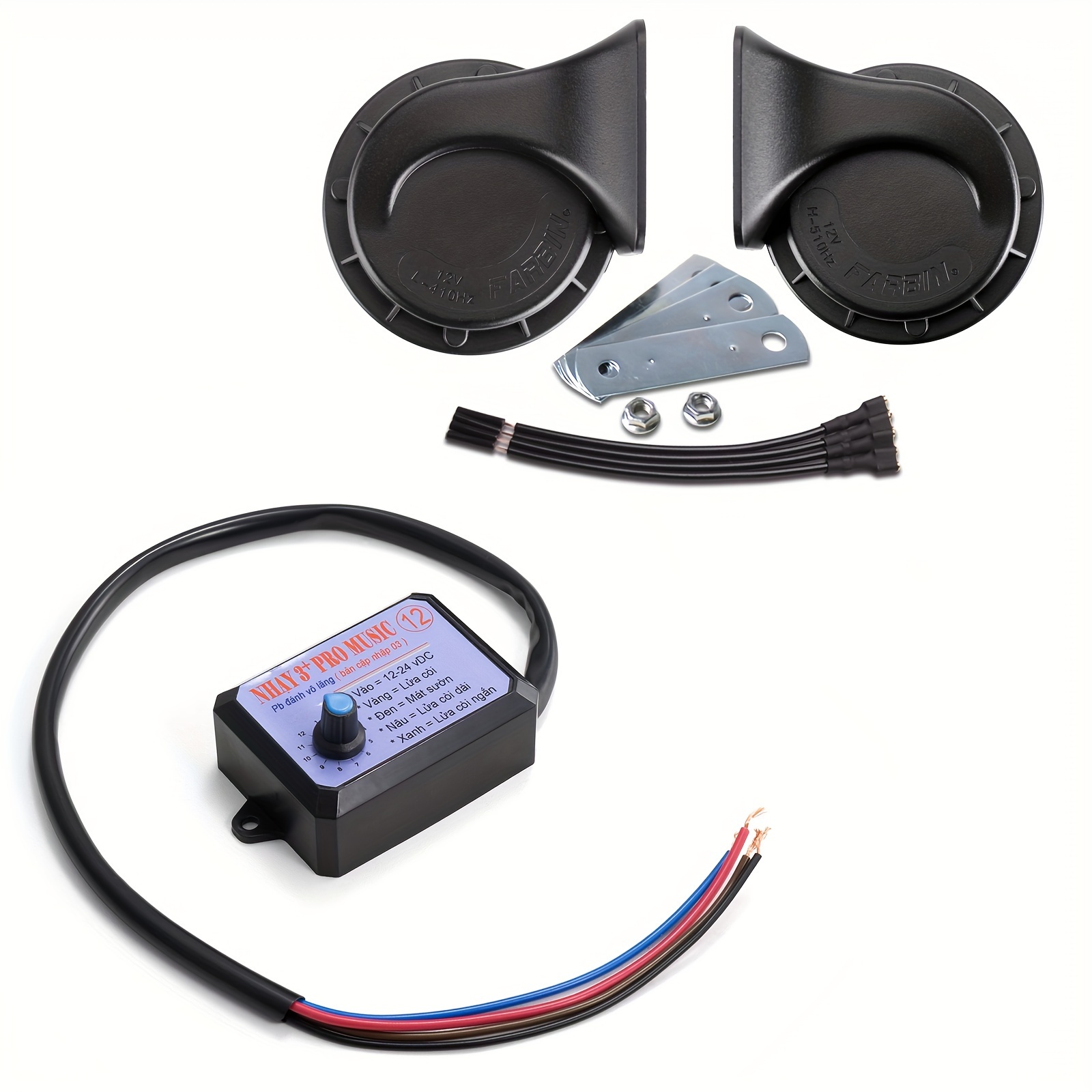 Super Loud Train Horn Train Horn Kit For Truck, Car, Semi – 4 Trumpet ...