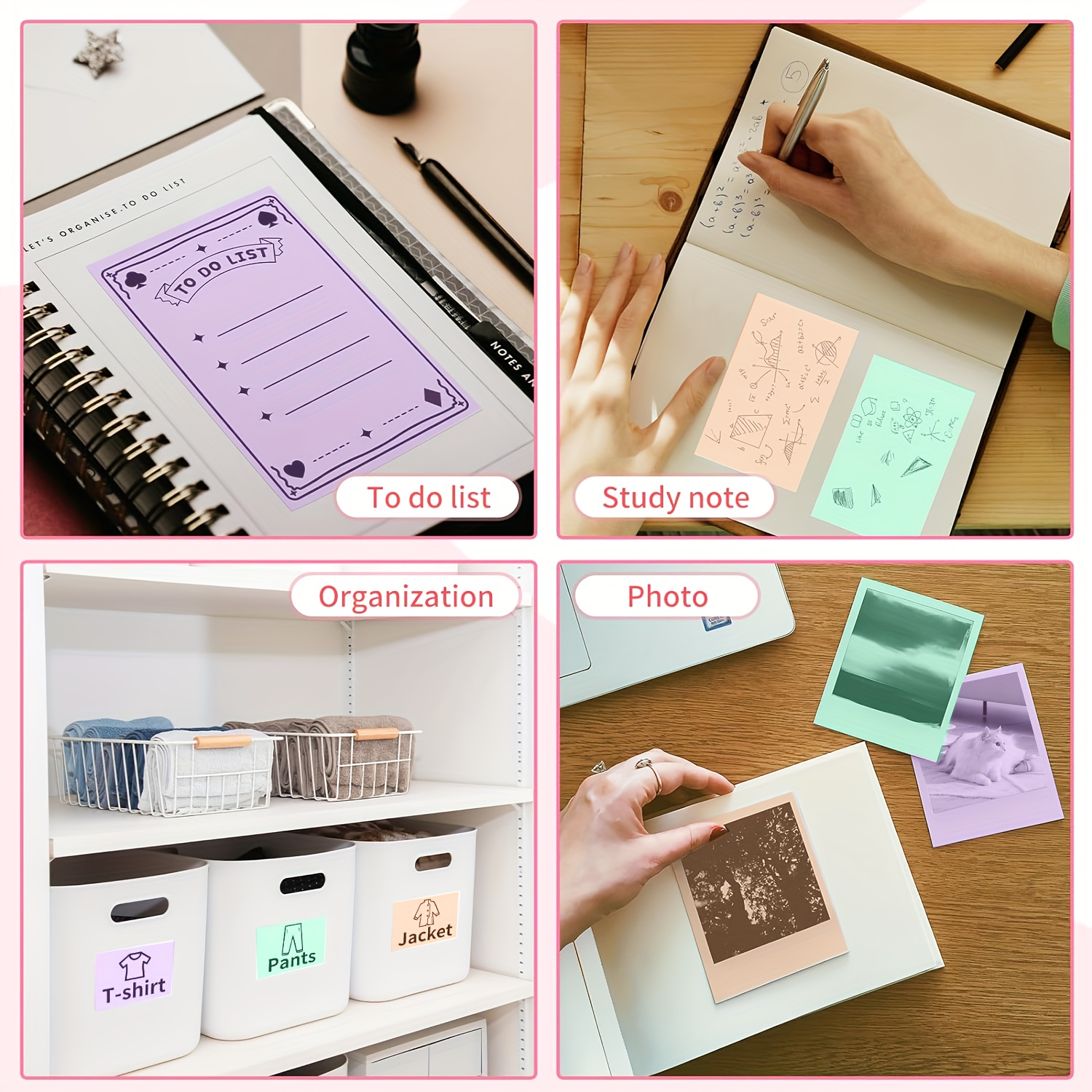 Colored Self adhesive Printing Paper Rolls Compatible Hd - Temu Canada