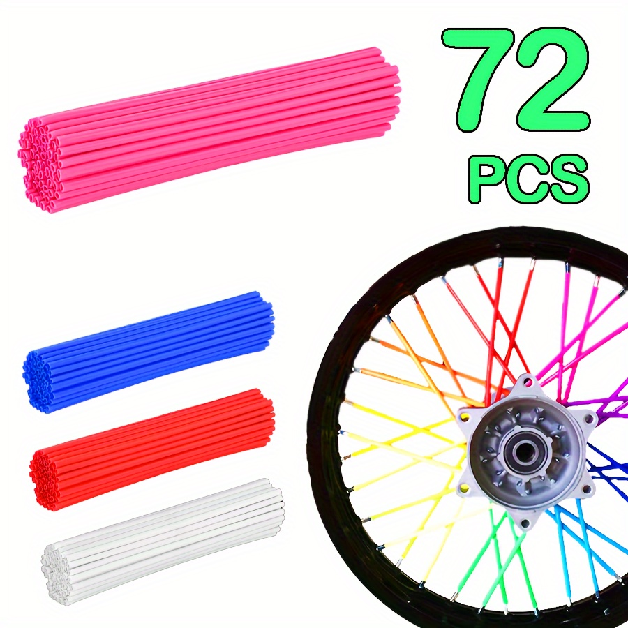 Bicycle Wheel Spoke Protector Mtb Wheel Decor Motorcycle - Temu New Zealand