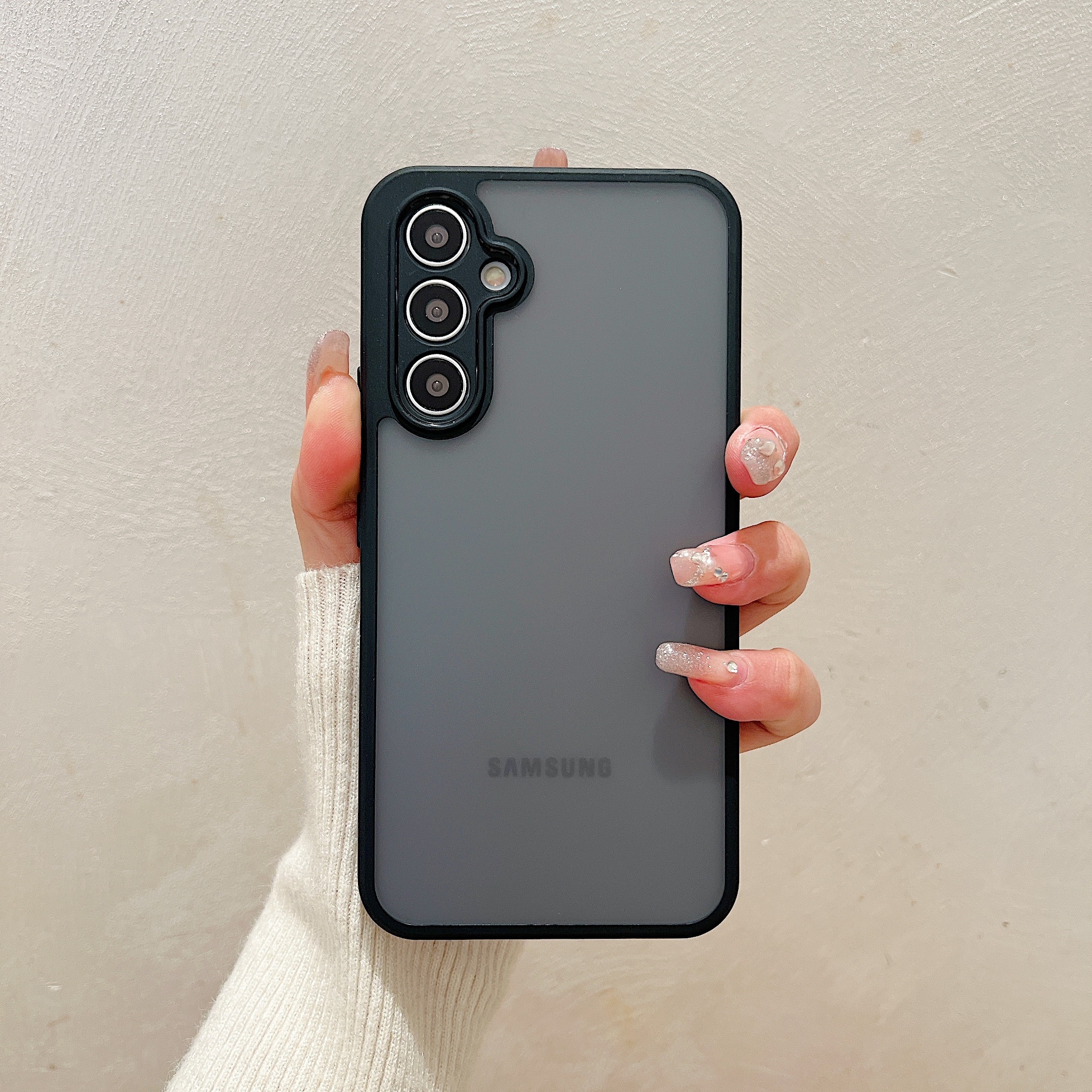 Matte Simple Style Hard Back Soft Edge Protective Case Suitable For Samsung Galaxy A15/a25/a35 ...