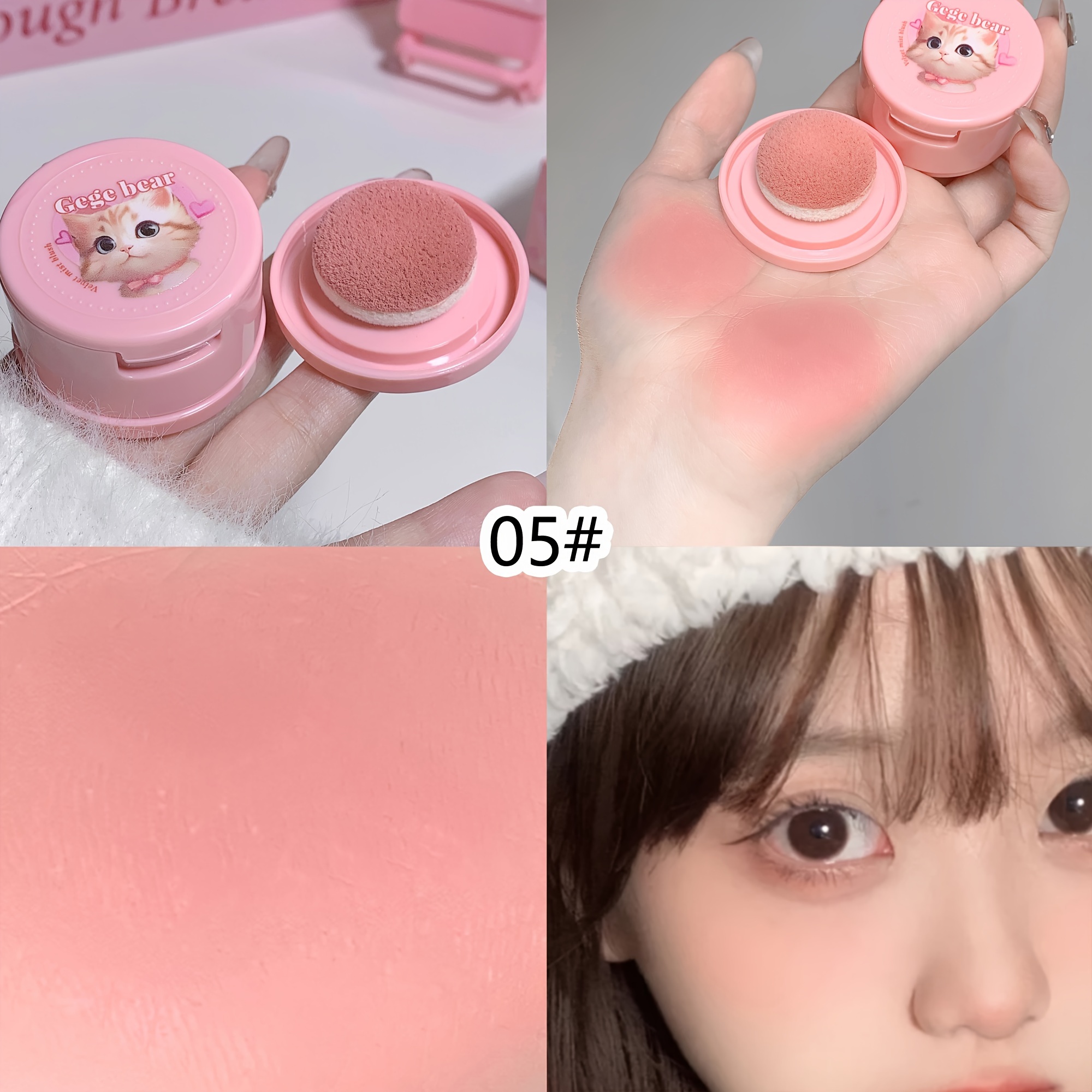 little kitten blush delicate natural shows a matte - Temu Kuwait
