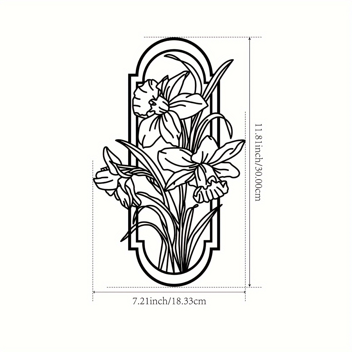 Bohemian Style Metal Poppies Tropical Leaves Wall Art Iron - Temu