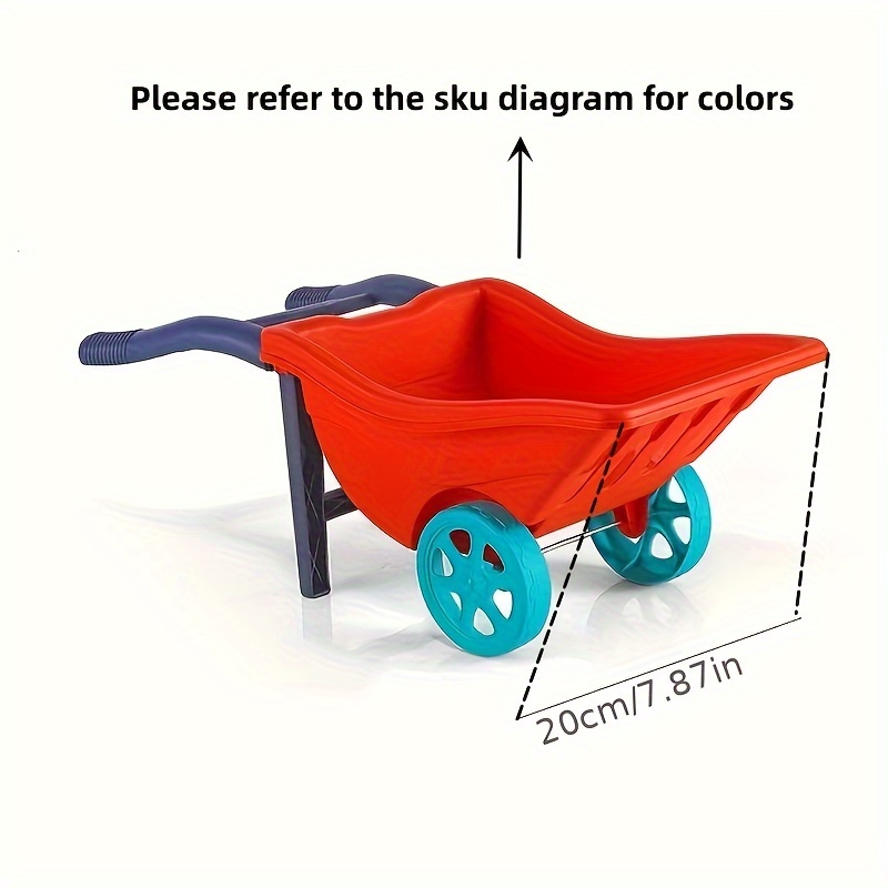 Beach Fun Sand Toy Set With Shovel, Dump Truck, And Pushcart For Parent ...