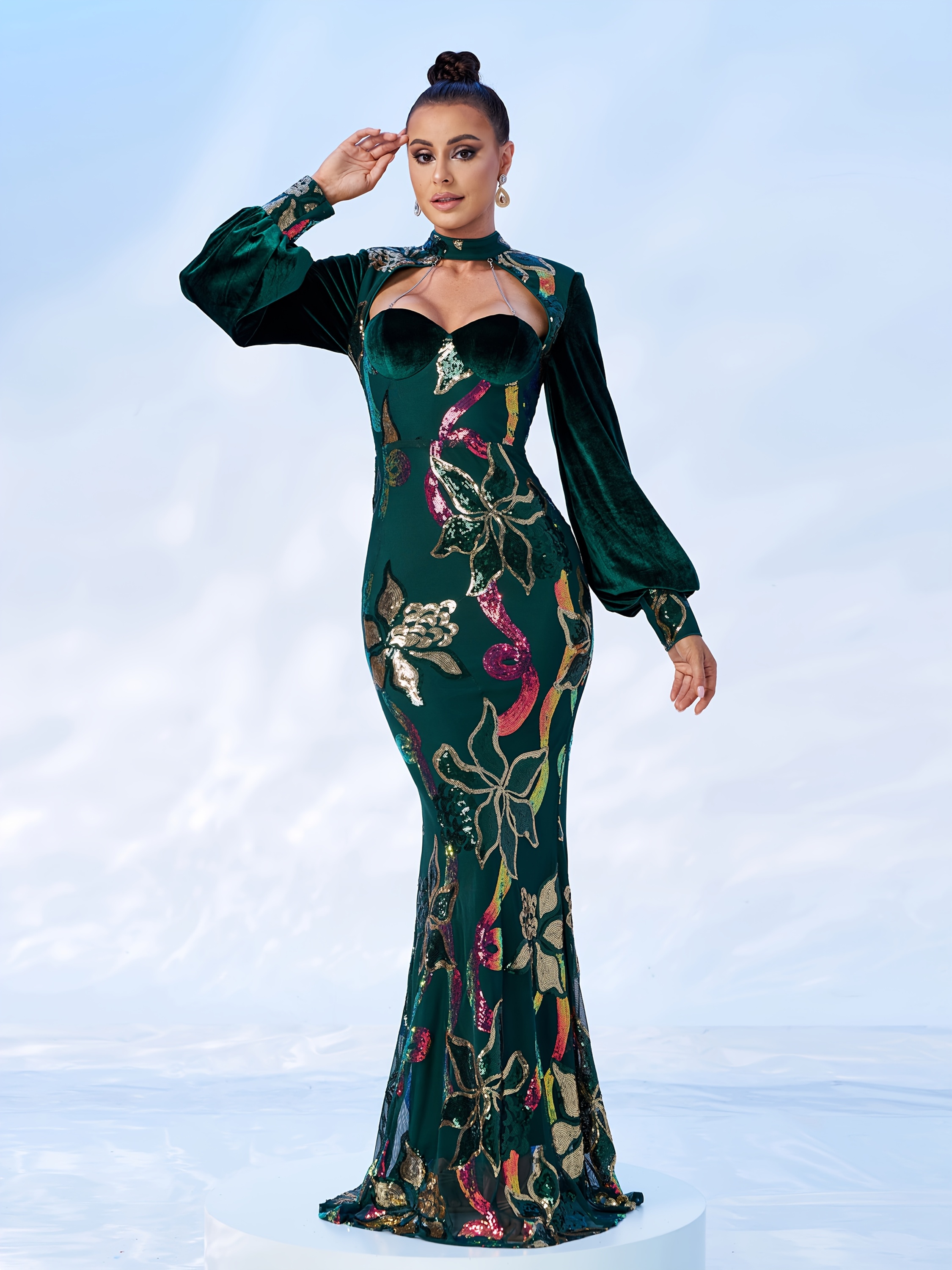 Extremely Long Dress Dresses Long Tight Sold On Temu United States