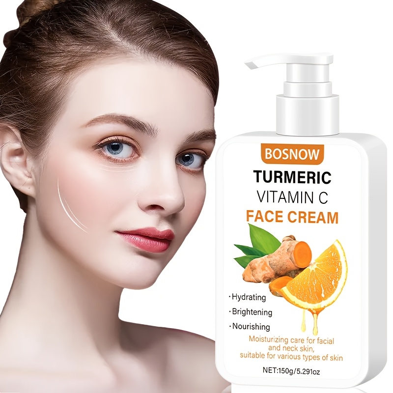 turmeric vitamin c face cream sold on Temu United States