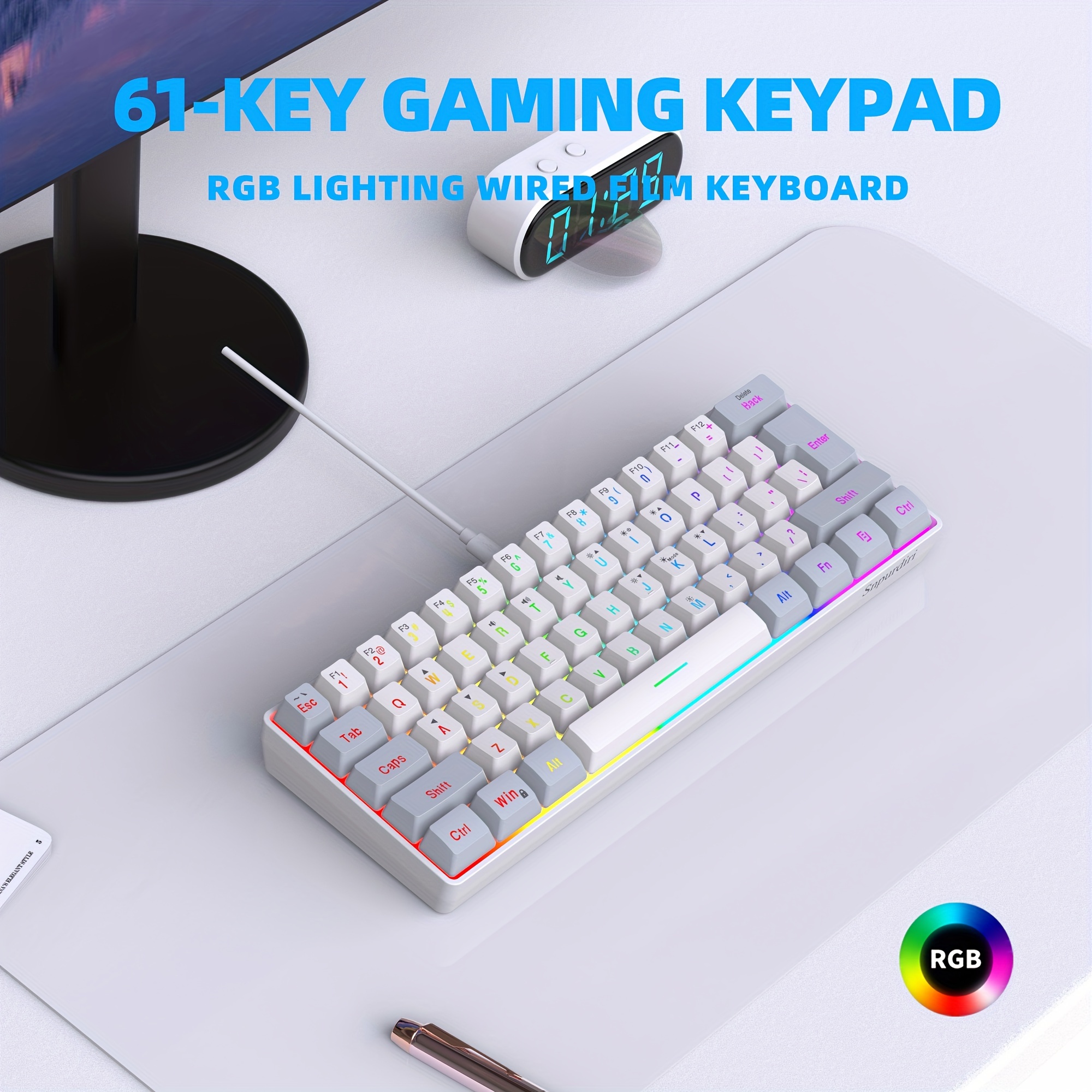 gaming keyboards sold on Temu United States