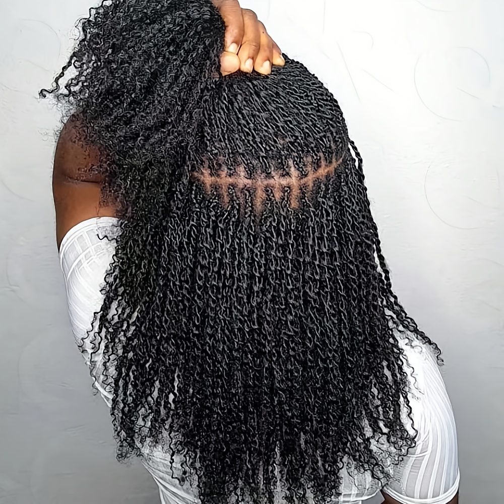 human hair braiding sold on Temu United States