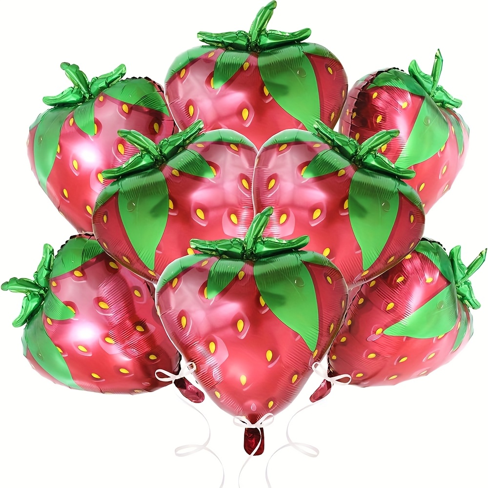 strawberry balloons sold on Temu United States