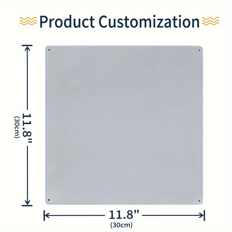 Personalized Square Metal Tin Sign Vintage Style Retro - Temu