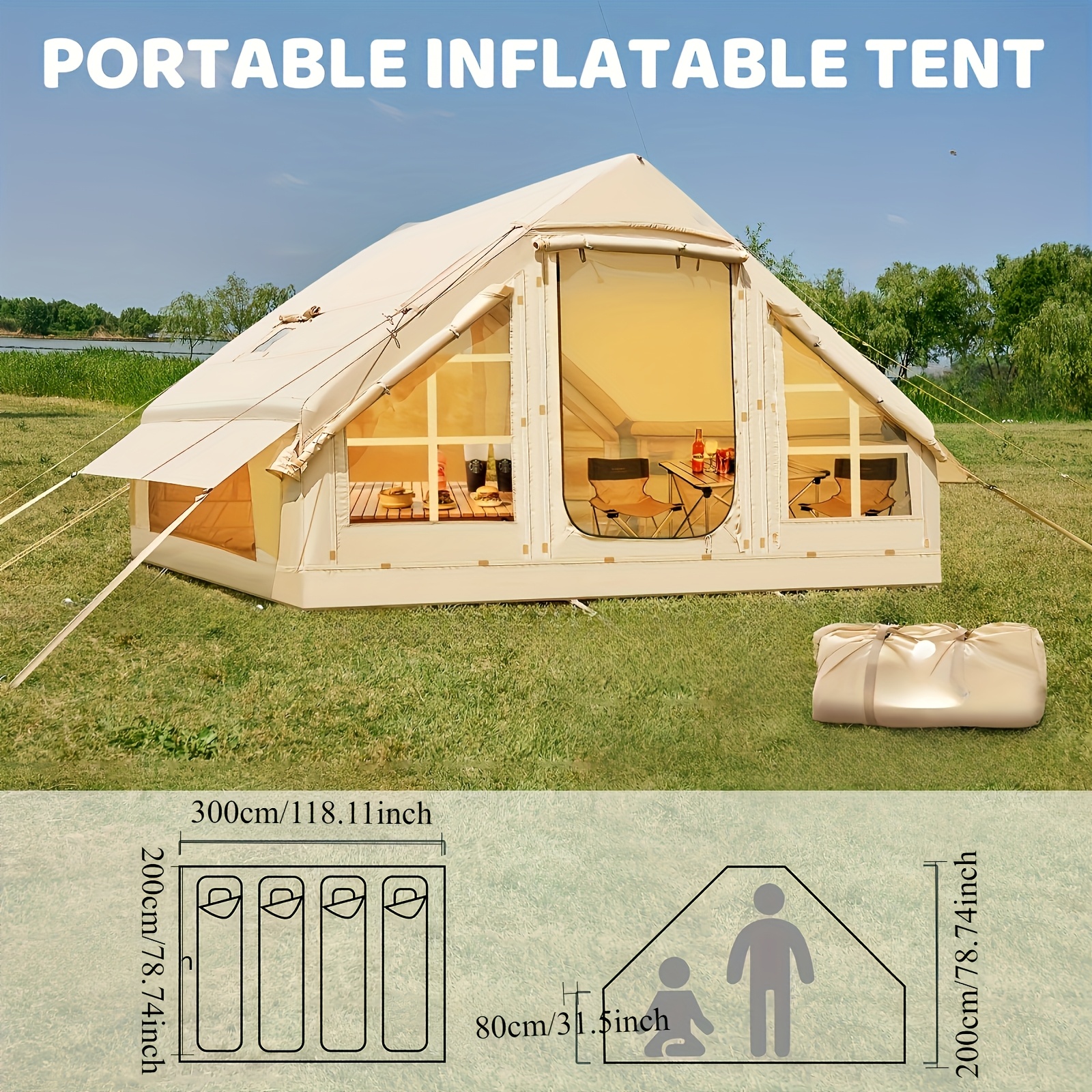 tents sold on Temu United States