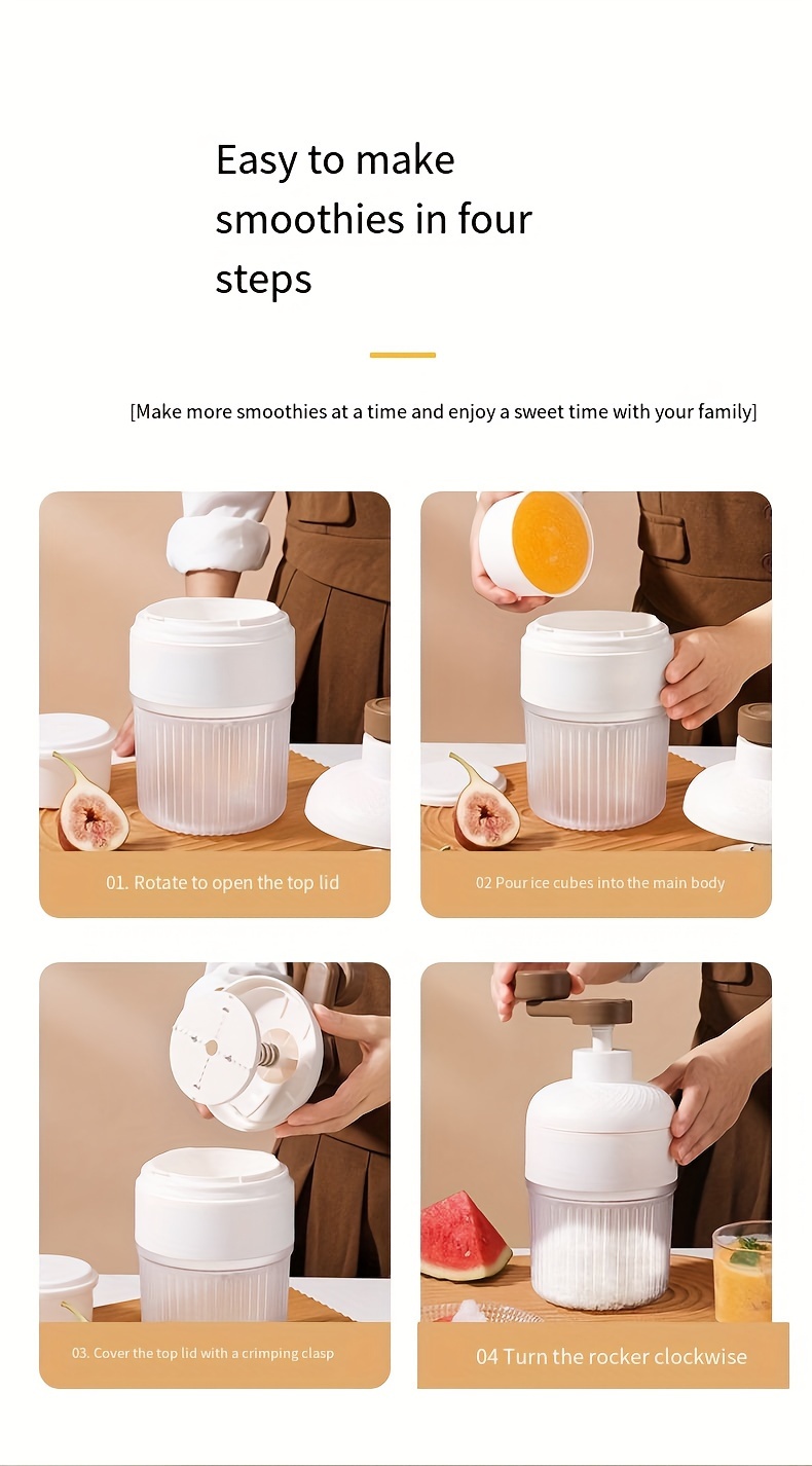 Ice Shaver Manual Ice Shaver Snow Cone Machine Household - Temu Philippines